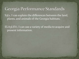 Piedmont habitat[1]timedandlooped | PPTX