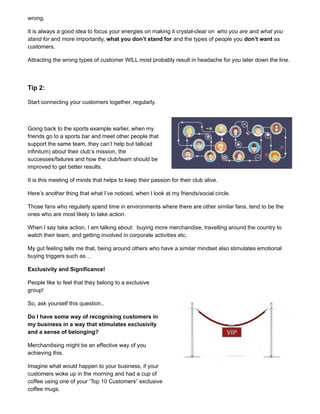 How To Create A Loyal Tribe of Repeat Customers | PDF