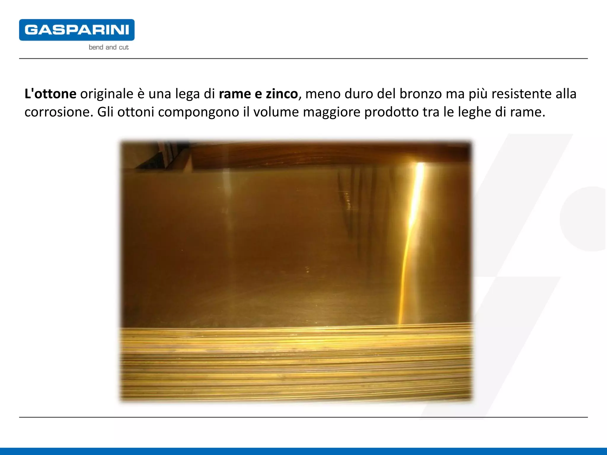 Piegare rame, bronzo ed ottone | PPT