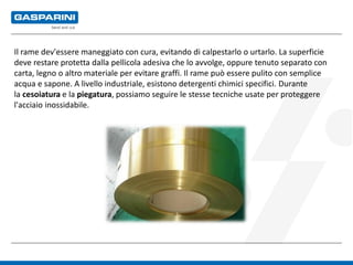 Piegare rame, bronzo ed ottone | PPT