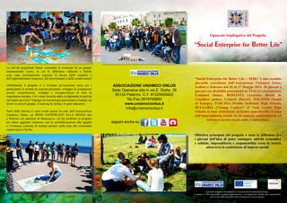 Opuscolo riepilogativo del progetto "Social Enterprise for Better Life" | PDF