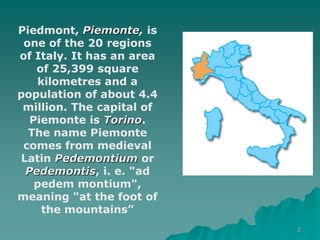 Piemonte | PPT