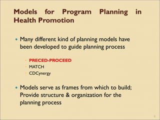 Health education and promotion programs | PDF