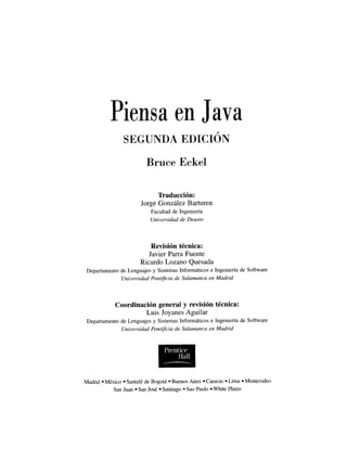 Piensa en java per | PDF