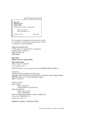 Piensa en java per | PDF