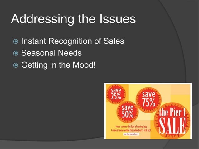 Pier 1 Imports - Consumer Behavior Audit | PPTX | Business | Business ...