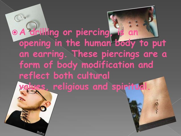 Piercings, tattoos y body painting expo ingles last | PPT