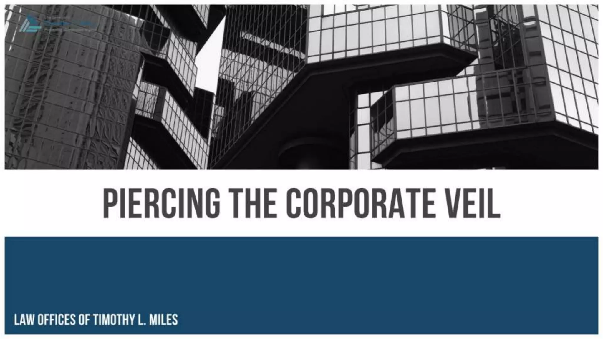 Piercing the Corporate Veil | PPT