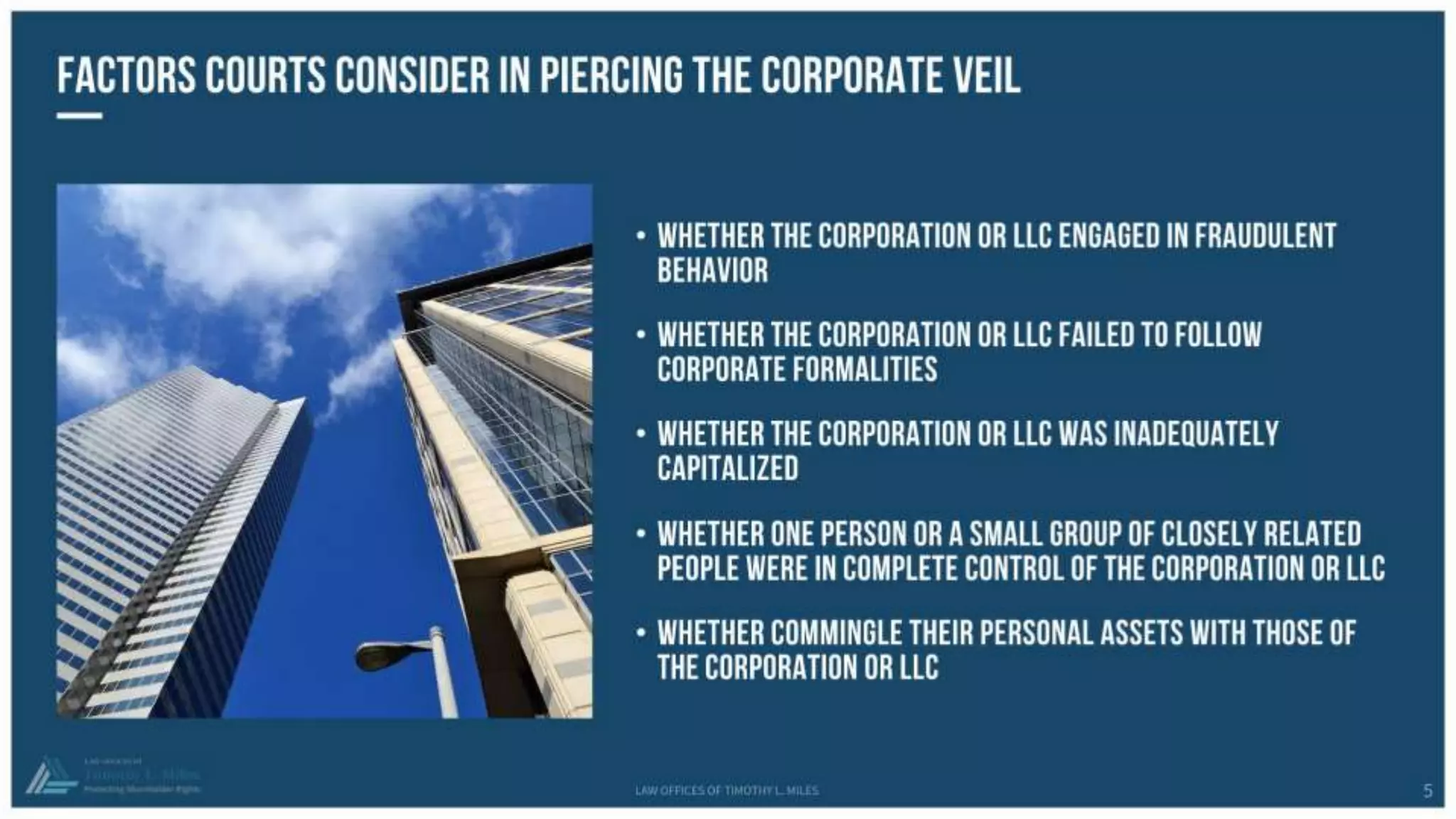 Piercing the Corporate Veil | PPT
