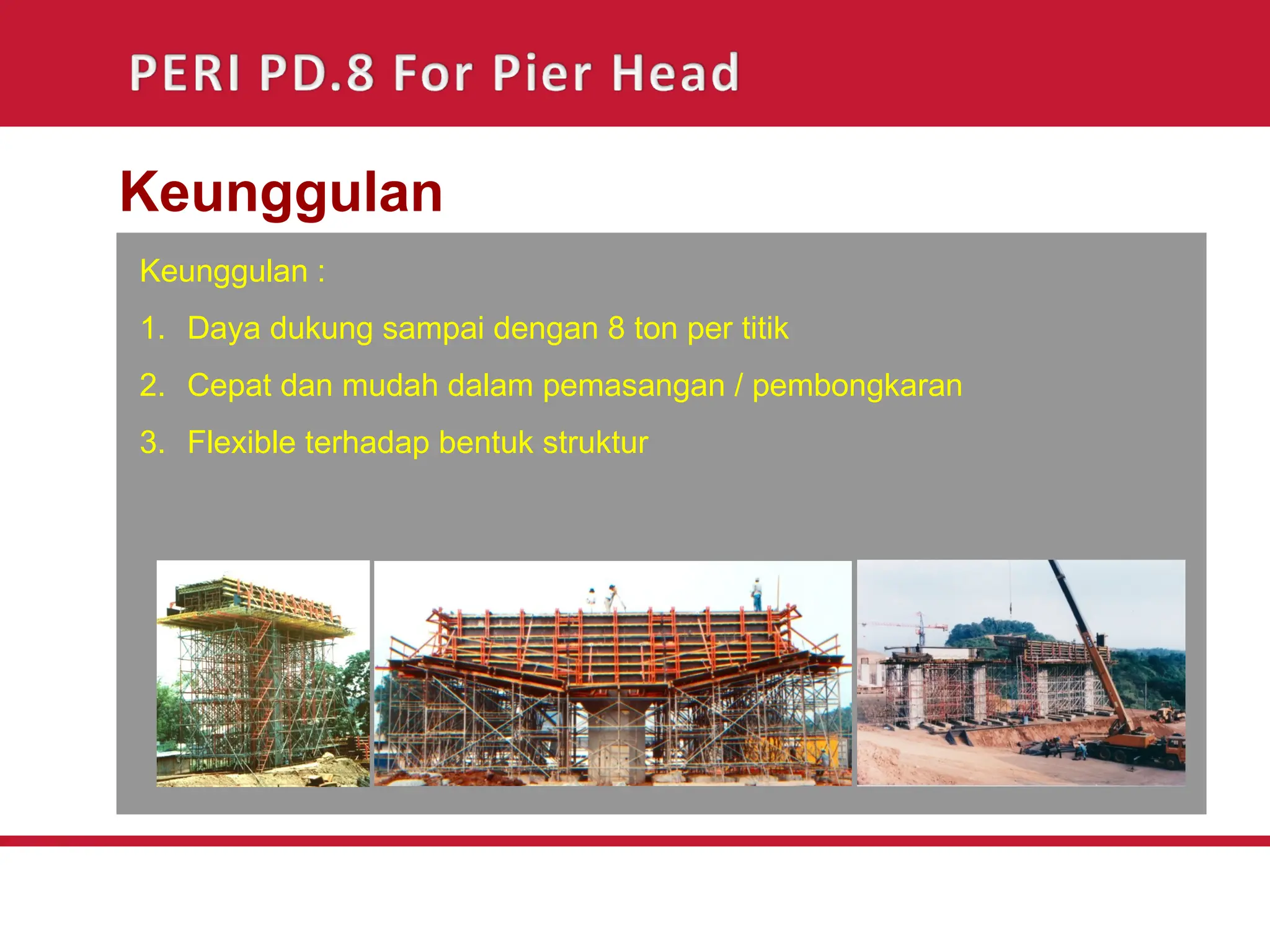 Metode Pemasangan Peri PD8 shoring System | PPT