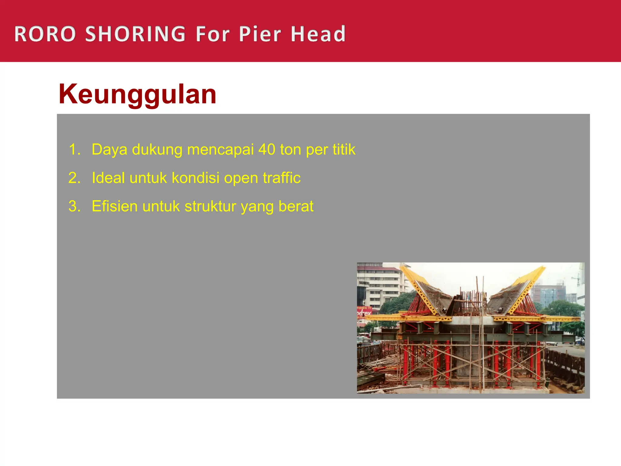Metode Pekerjaan Pier Head with RORO shoring | PPT