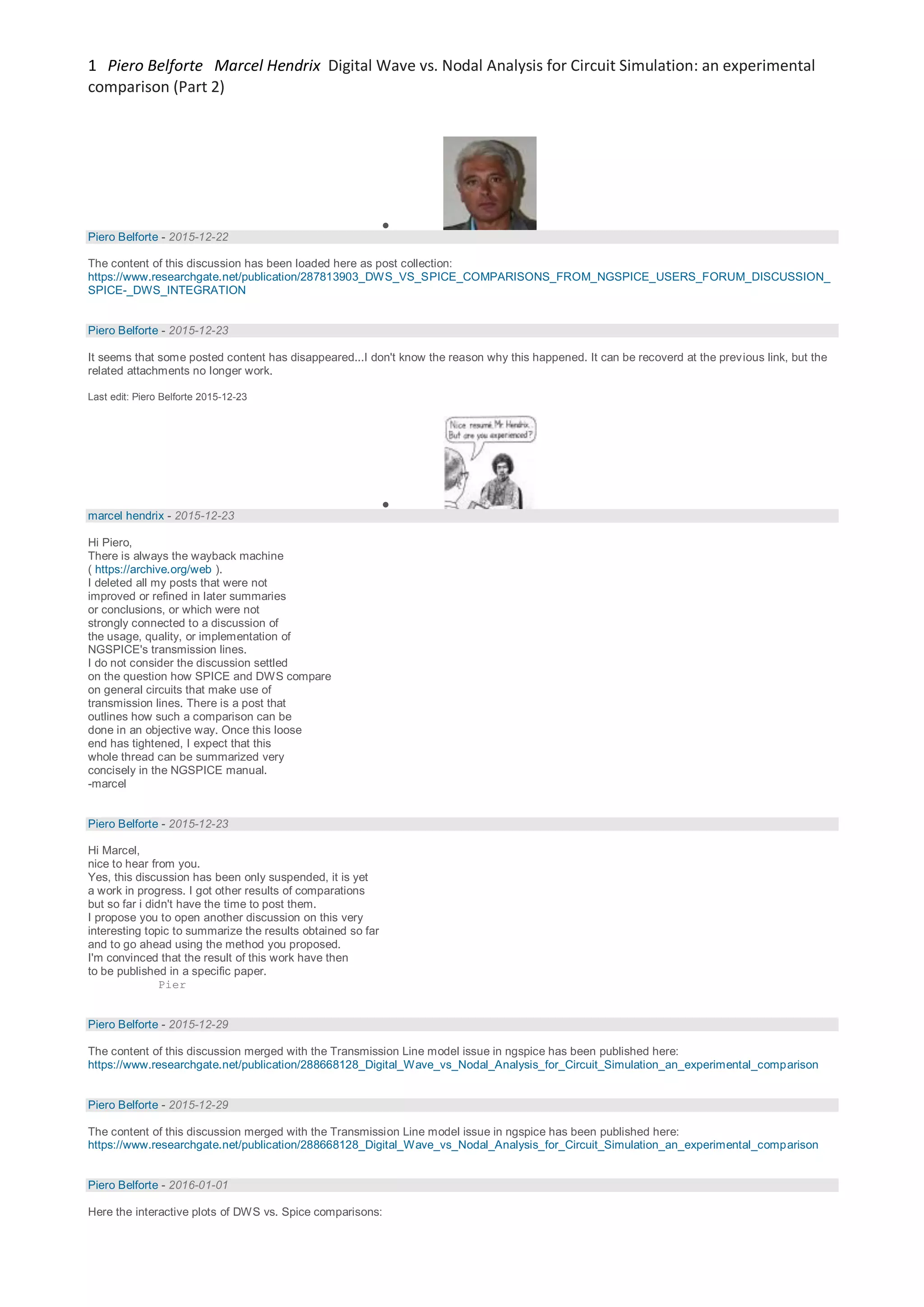 Digital Wave vs. Nodal Analysis for Circuit Simulation: an experimental ...