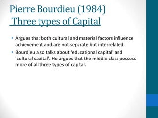 Pierre bourdieu (1984) | PPTX