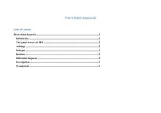 Pierre robin sequence for orthodontist by almuzian | DOCX