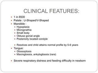 Pierre robin syndrome & Achondroplasia | PPT
