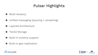 Kafka on Pulsar:bringing native Kafka protocol support to Pulsar_Sijie&Pierre | PPT