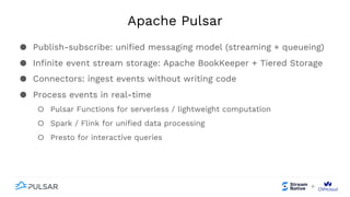 Kafka on Pulsar:bringing native Kafka protocol support to Pulsar_Sijie&Pierre | PPT
