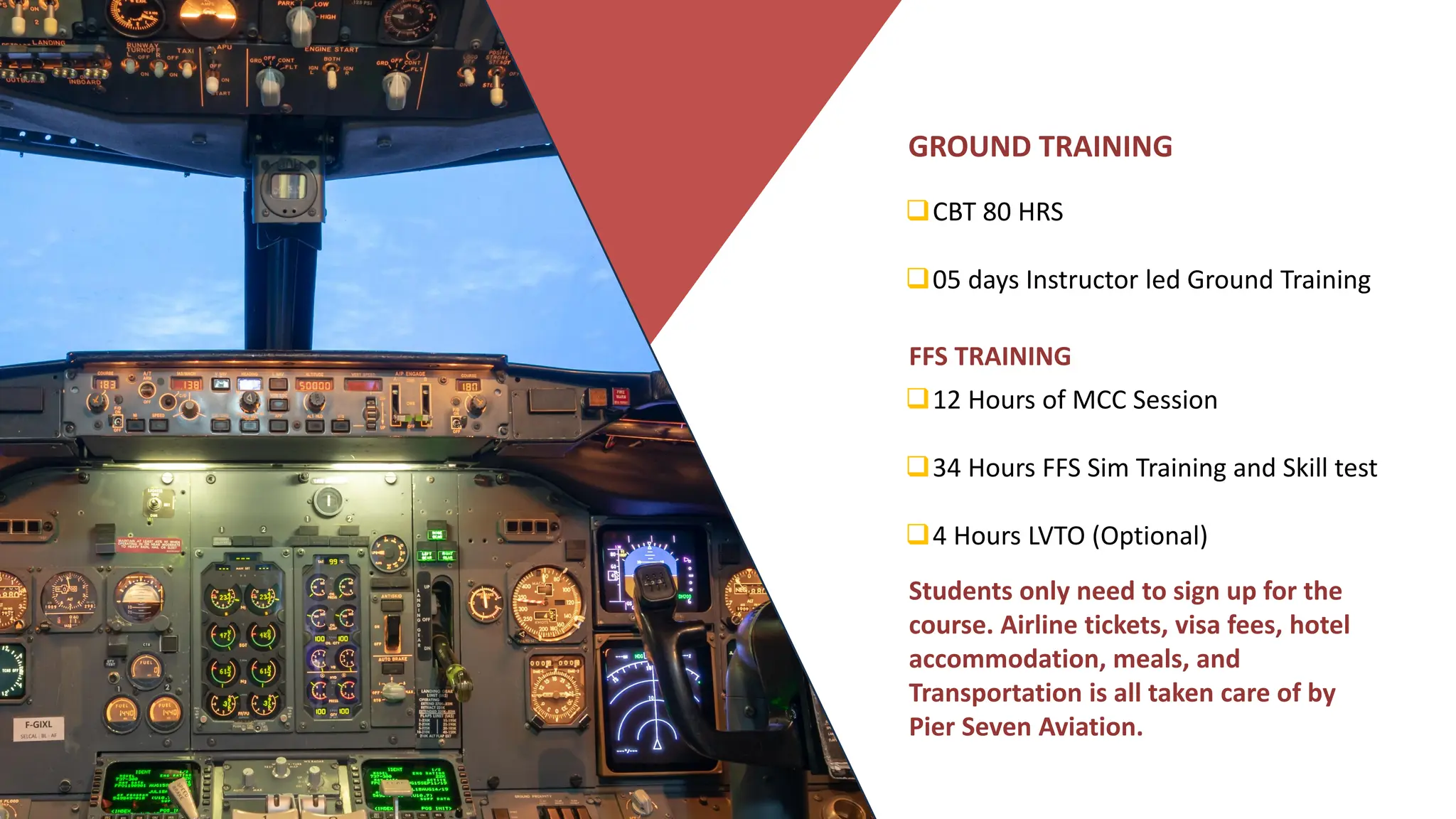 Pier Seven | Leading Type rating academy India for Pilots | PPT