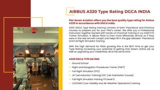 Elite Airline Pilot Type Training India at Pier Seven | PPT