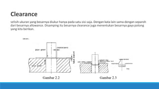 MENGENAL PROSES PENGERJAAN PLAT PADA METODE PIERCING ATAU PUNCHING | PPTX