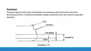MENGENAL PROSES PENGERJAAN PLAT PADA METODE PIERCING ATAU PUNCHING | PPTX