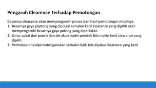 MENGENAL PROSES PENGERJAAN PLAT PADA METODE PIERCING ATAU PUNCHING | PPTX