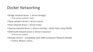 IPv6 & Containers | PPT