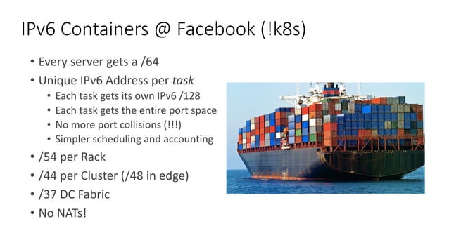 IPv6 & Containers | PPT