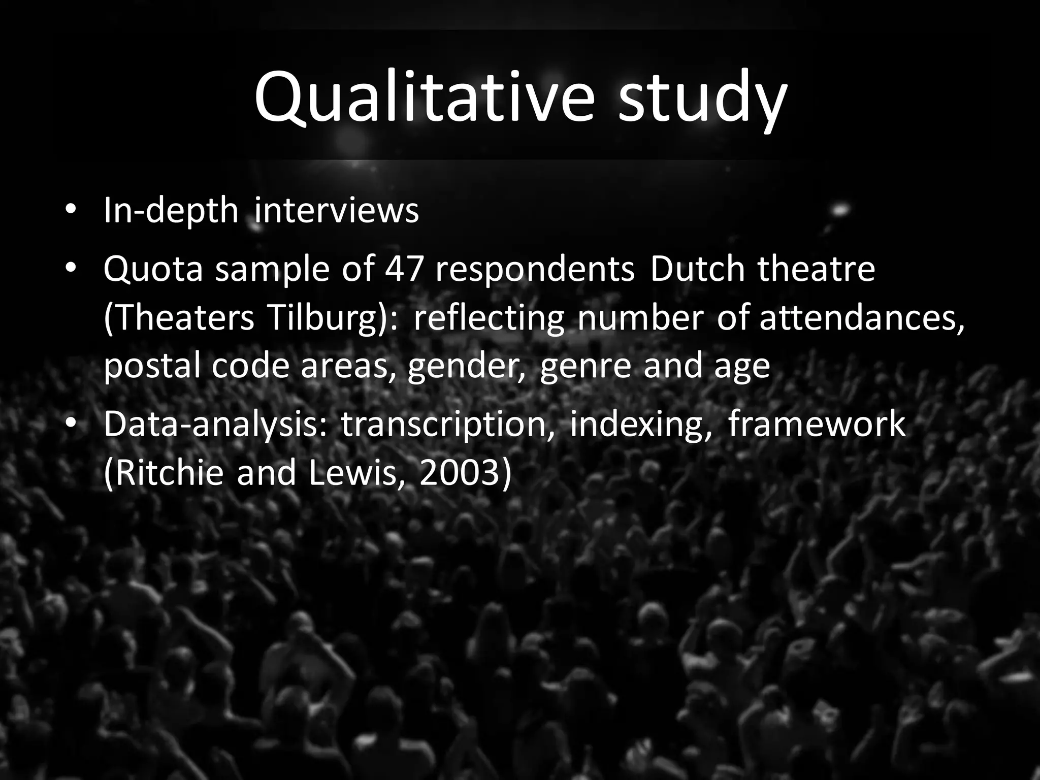 Understanding and measuring consumption motives in the performing arts ...