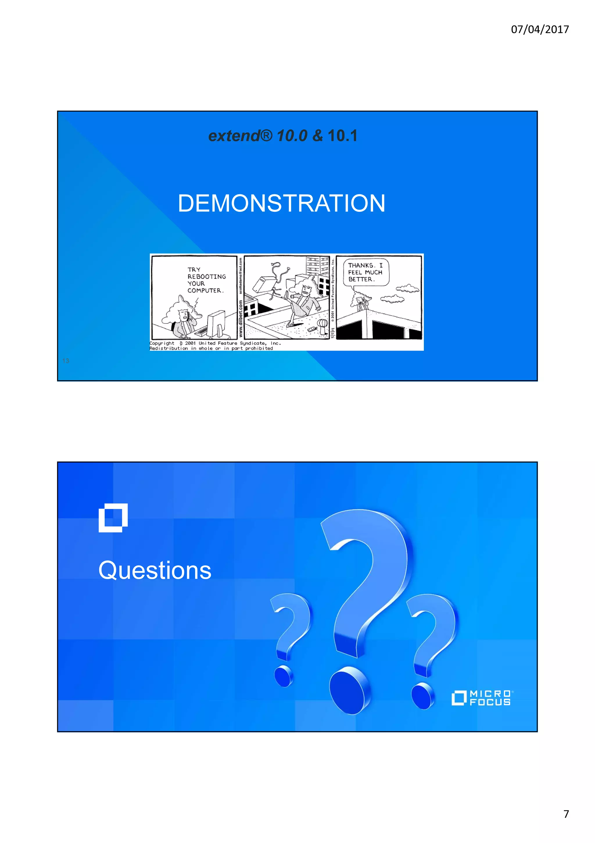 Micro Focus extend 10 and 10.1 with AcuToWeb | PDF