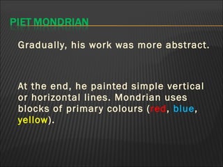 Piet Mondrian | PPT