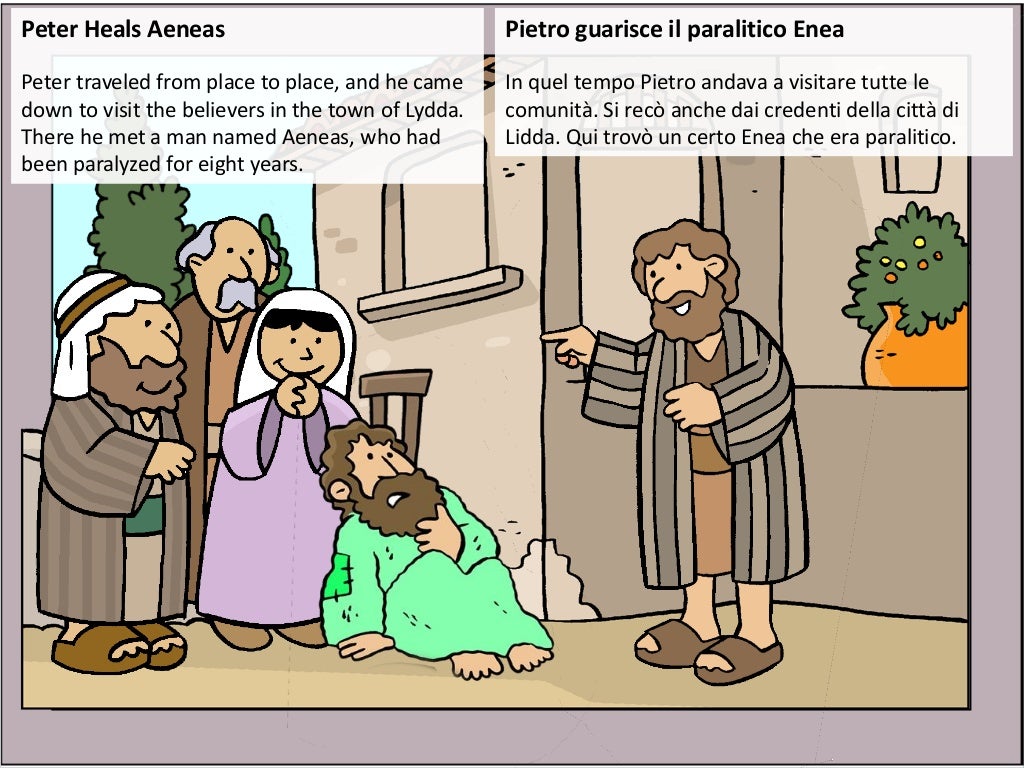 Pietro guarisce il paralitico Enea | PDF
