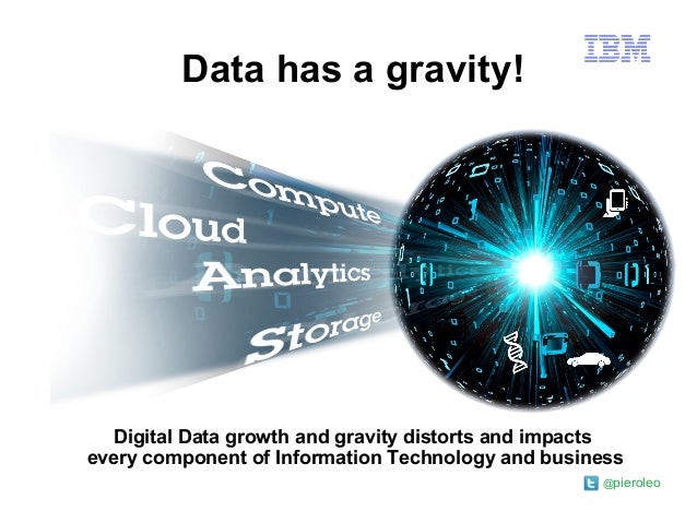 Data has a gravity and is attracting decisions