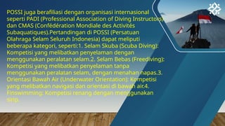 Materi Scuba Diving sangat bermanfaat untuk siapa saja | PPTX