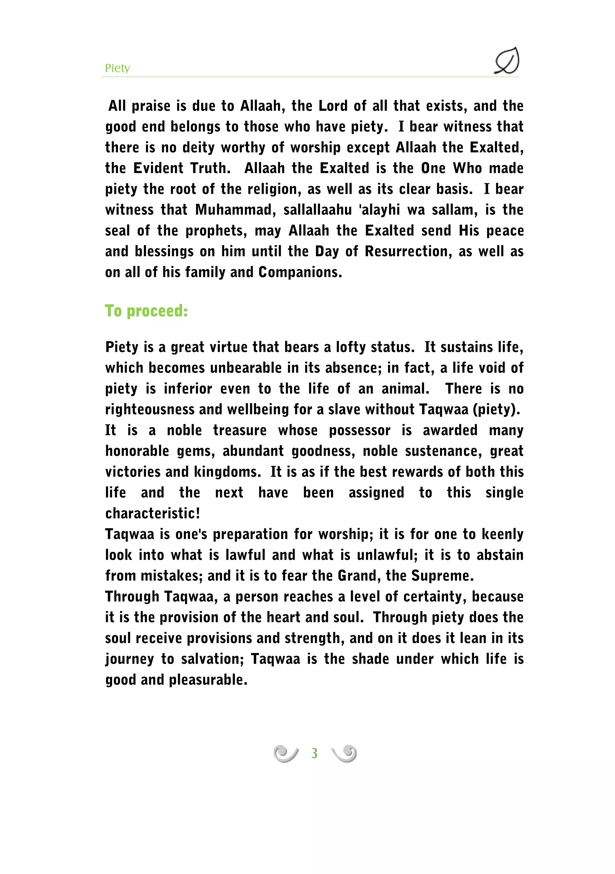 Piety | PDF