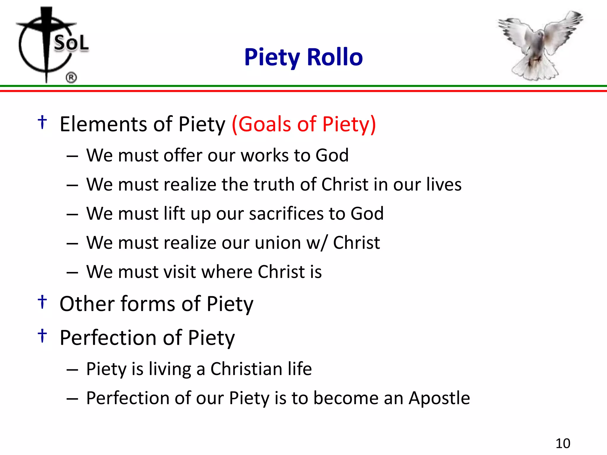 Piety study 3-13 | PPTX