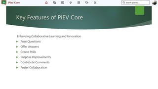 Empowering Innovation: Dive into the Vibrant Community of PiEV Core | PPT