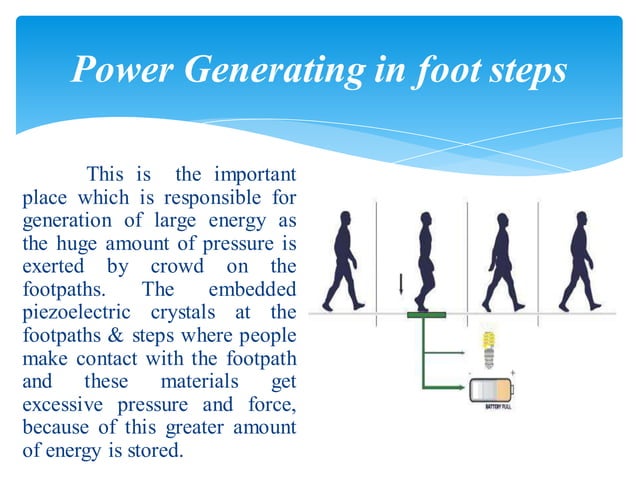 Power generation in footsteps by Piezoelectric materials | PDF