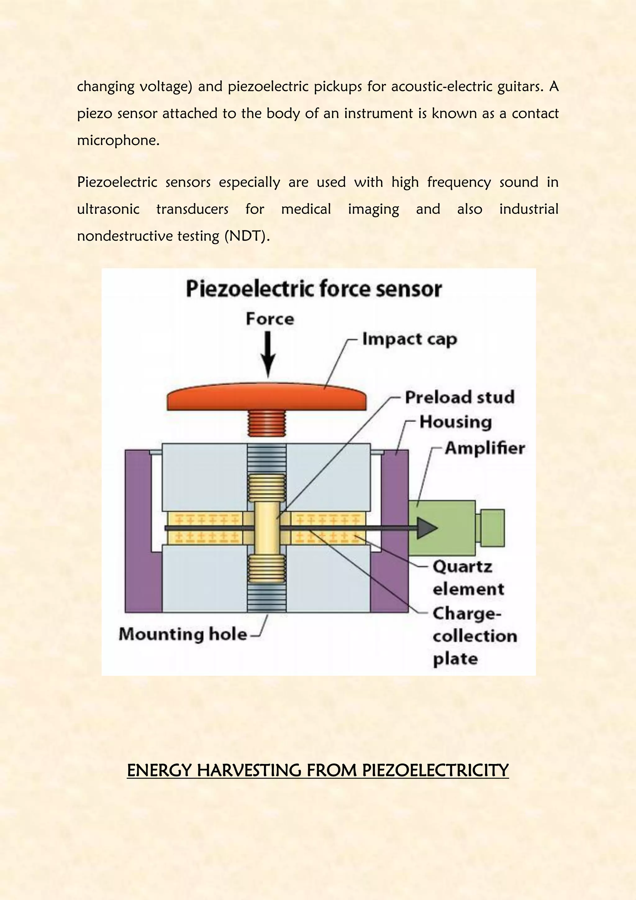 energy harvesting though piezo | PDF | Physics | Science