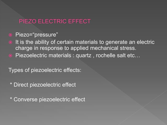 Piezo electric energy harvesting | PPTX | Geology | Science