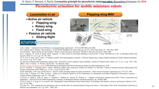 Piezoelectric actuation for mobile miniature robot | PPT
