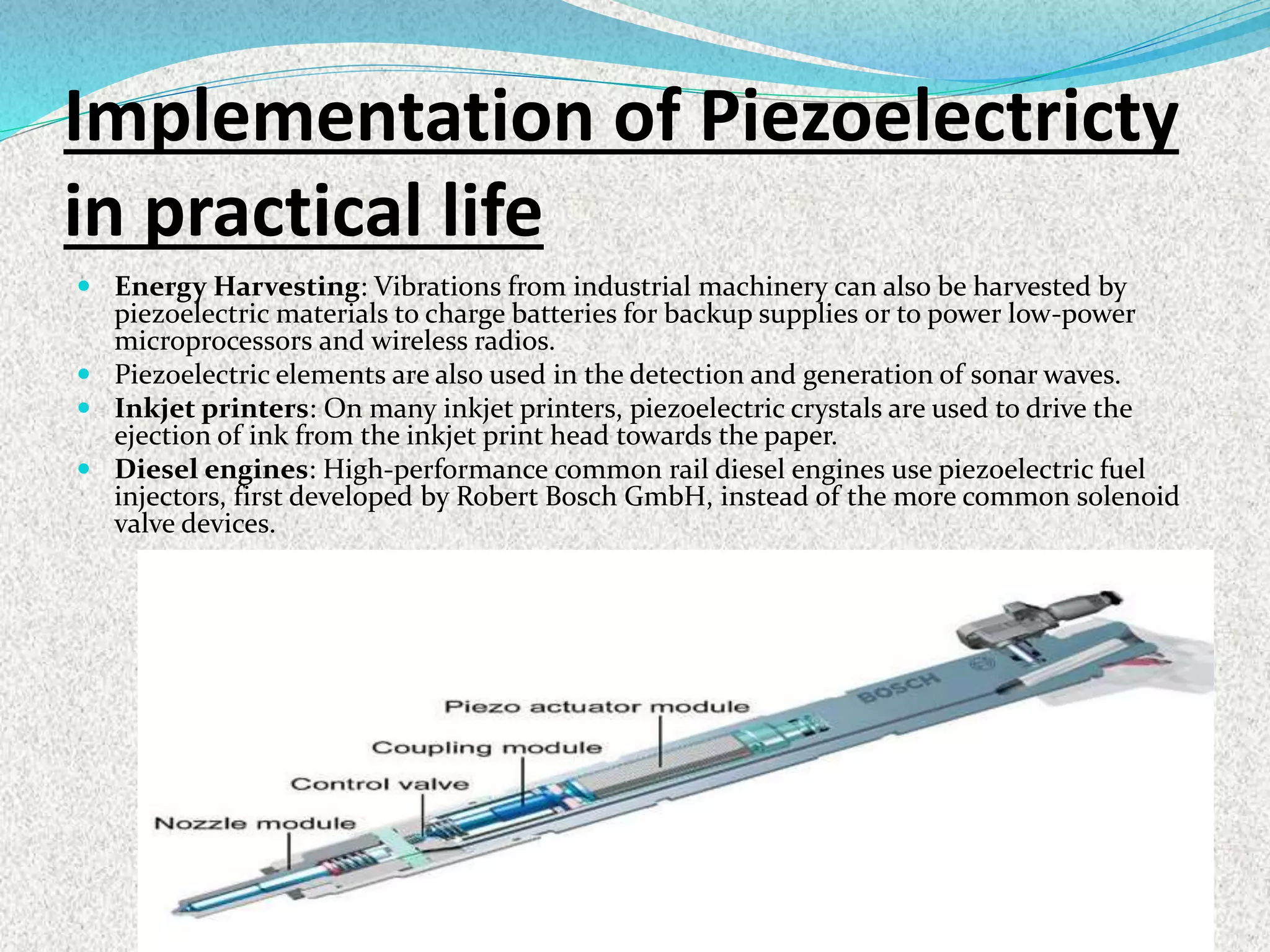 Piezoelectric materials-final | PPTX