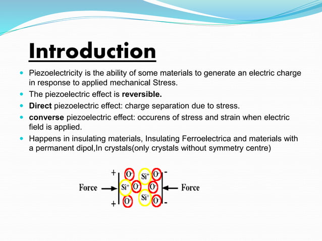 Piezoelectric materials-final | PPTX