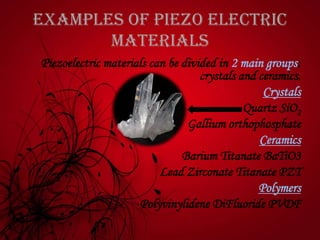 Piezo electric Property | PPT