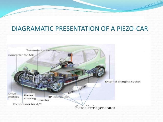 Piezoelectric energy assisted car