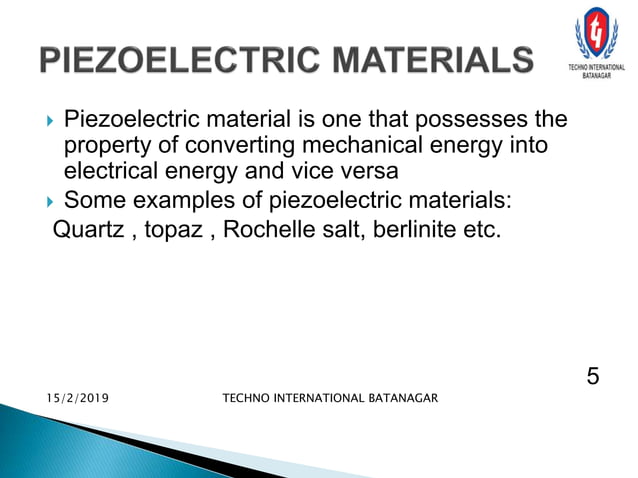 Piezoelectric energy harvesting | PPTX | Geology | Science