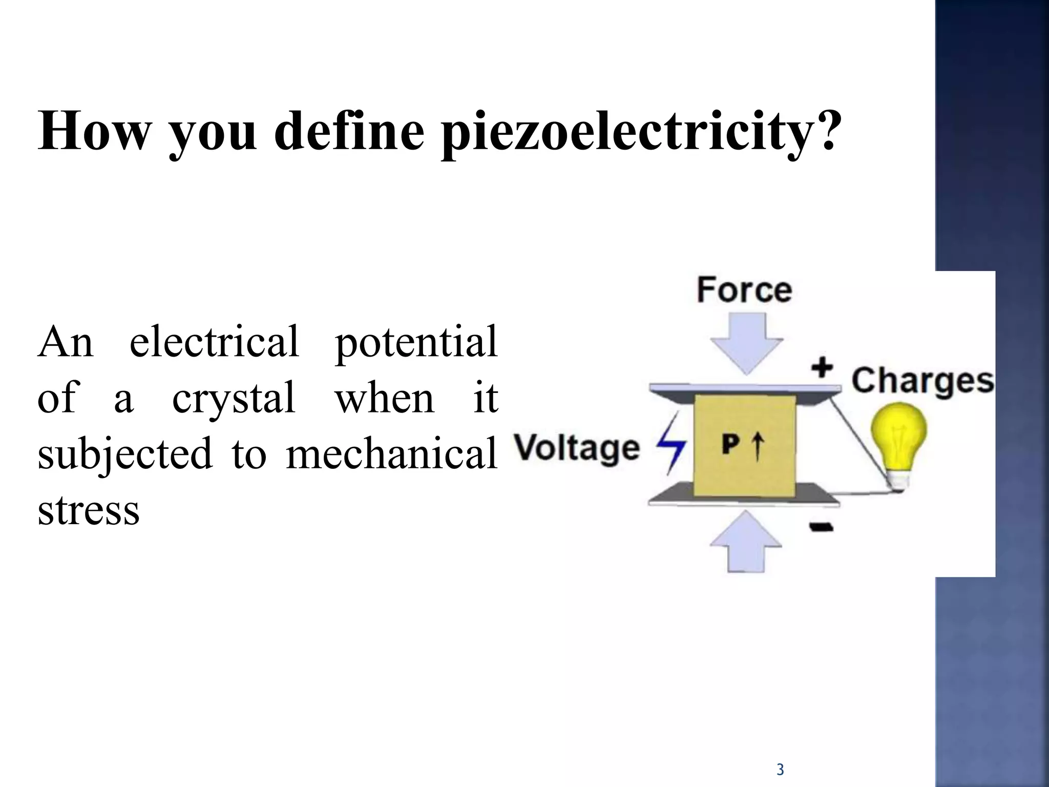 Piezoelectricity | PPTX