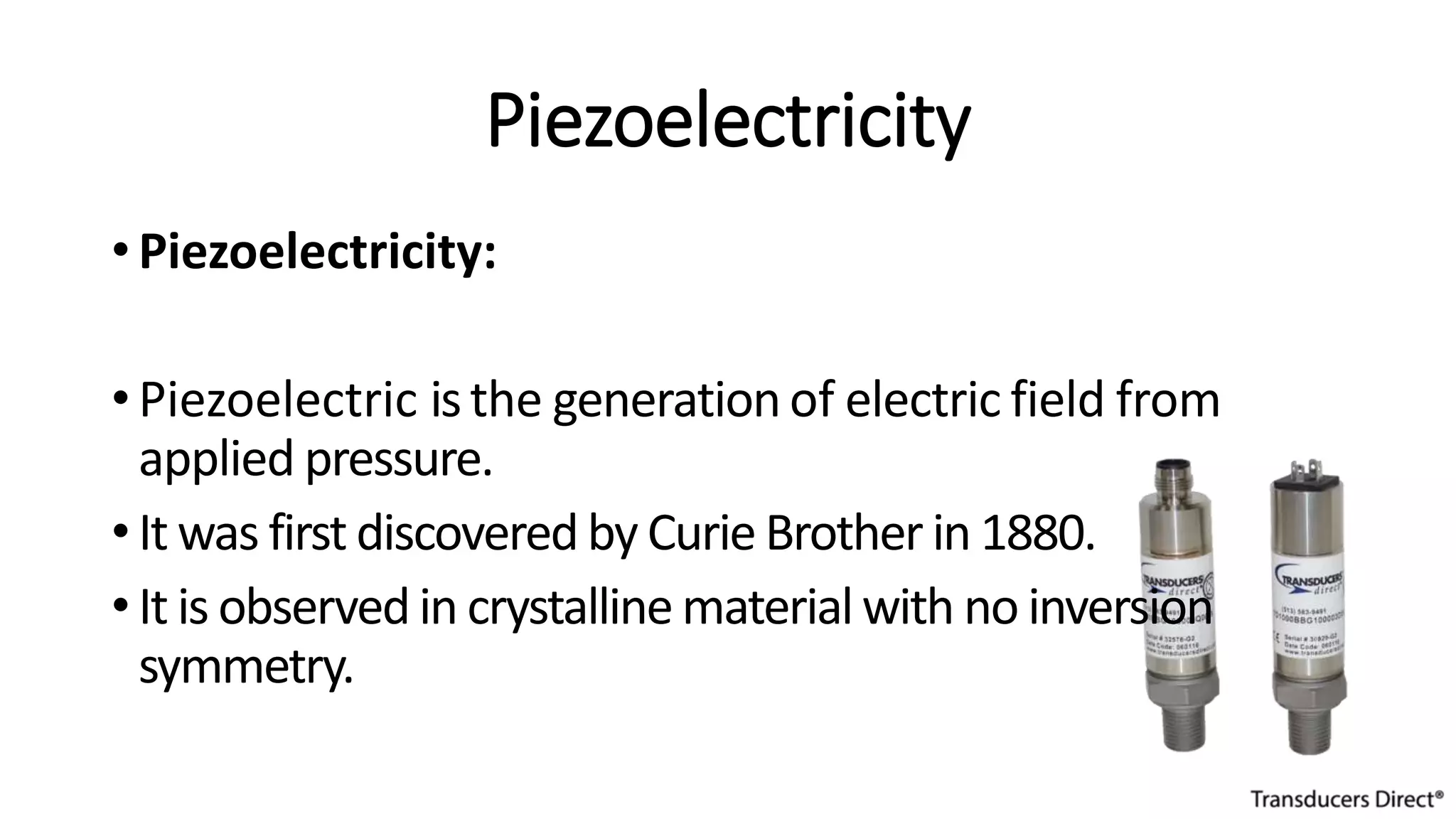 Piezoelectric nanogenerator | PPTX