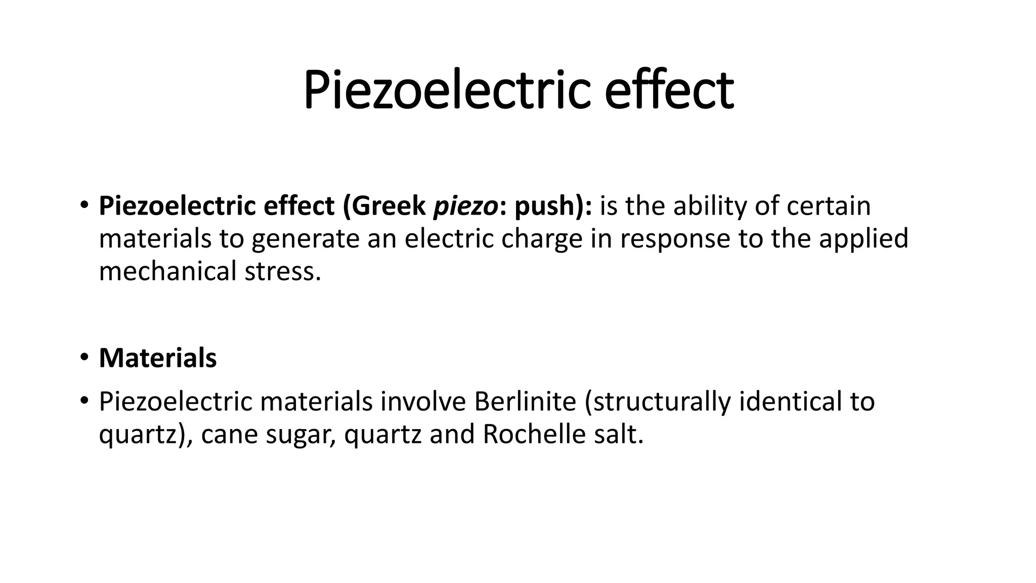 Piezoelectric nanogenerator | PPTX