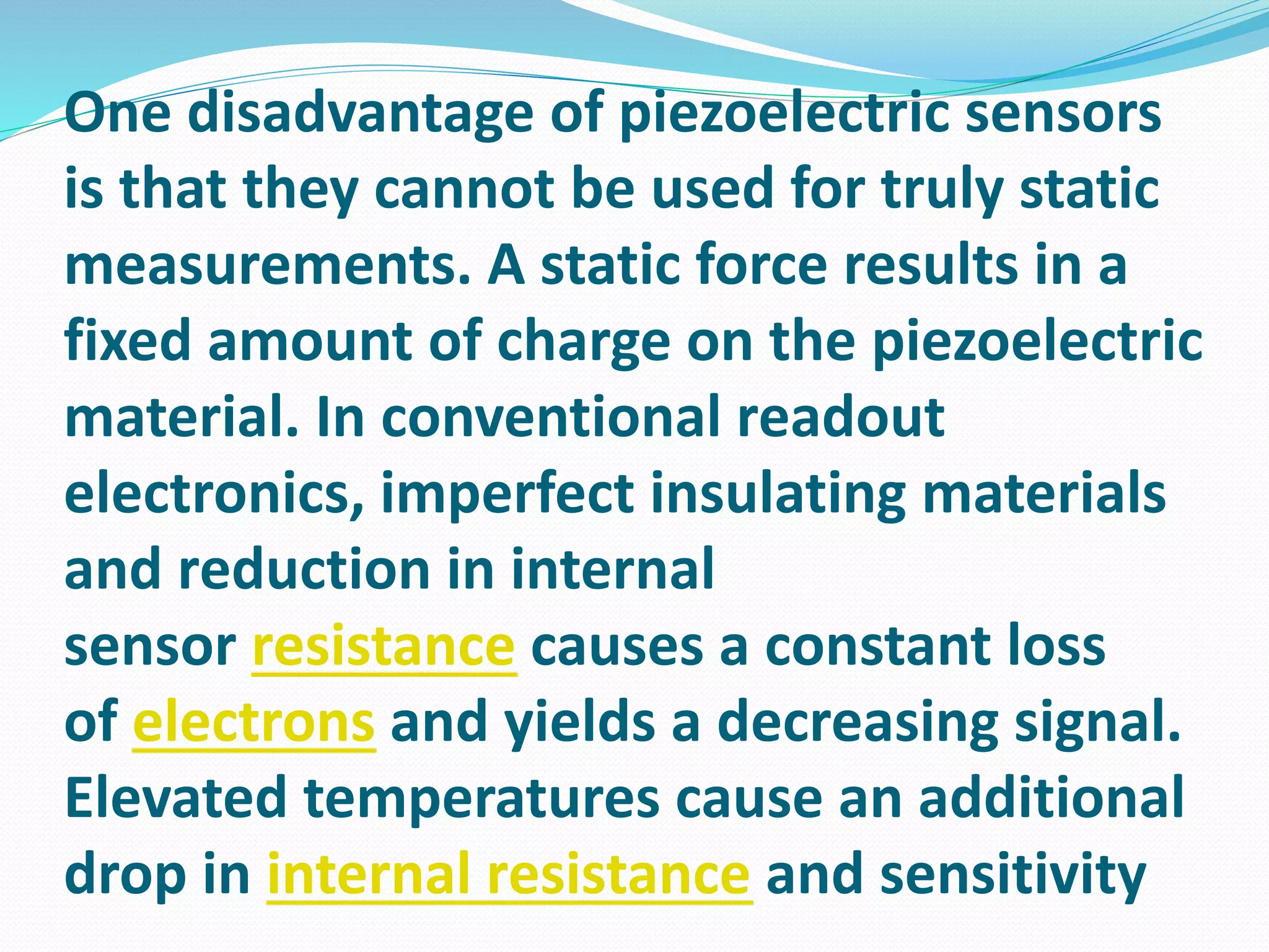 Piezoelectric sens0 r | PPTX